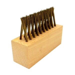 sweda push broom head replacement, hardwood block brush with wire bristles, best for cleaning driveways, patios, concrete surface, pools, 13415-l1890