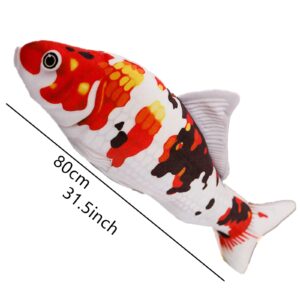 XIYUAN Simulation Fish Plush Toy/Toy Pillow/Stuffed Animal Toy, Used for Home Decoration Gifts, (31.5 inches / 80 cm) Toy Pillow