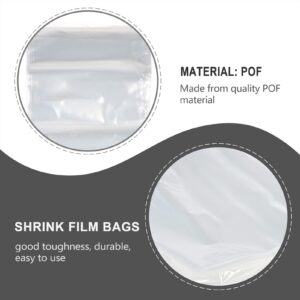 200pcs Shrink Film Packaging Bag Packing Bag Pof Heat Shrink Bag Packaging Film Sealer Bags Shrinkable Wrapping Bag Household Heat Shrink Bag