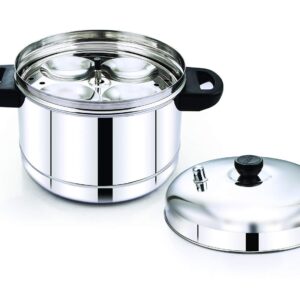 Export Quality Idli Cooker, Idli Maker, Stainless Steel Idli Cooker (6 Plats 24 Idli)