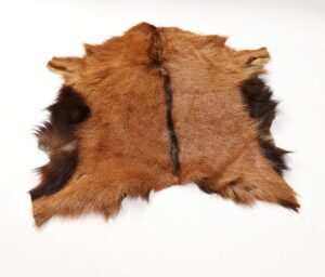 natural tanned sheep skin antelope fur goat hide pelts skin springbok fur hide pelt rug taxidermy hunting trophy and fur plush fur clothing liner bag accessories 1pcs (16x16in)