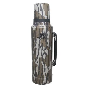 stanley classic vacuum insulated wide mouth bottle - bottomland - bpa-free 18/8 stainless steel thermos for cold & hot beverages - 1.5 qt