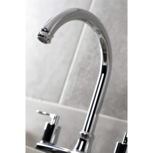 Kingston Brass FB7791SVLSP Serena 8" Centerset Kitchen Faucet, Polished Chrome