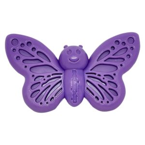 sodapup butterfly – durable dog chew toy made in usa from non-toxic, pet safe, food safe nylon material for mental stimulation, clean teeth, fresh breath, problem chewing, calming nerves & more