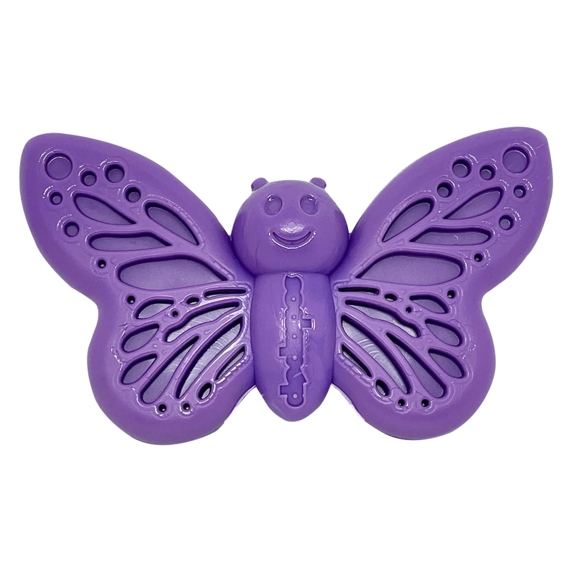 SodaPup Butterfly – Durable Dog Chew Toy Made in USA from Non-Toxic, Pet Safe, Food Safe Nylon Material for Mental Stimulation, Clean Teeth, Fresh Breath, Problem Chewing, Calming Nerves & More