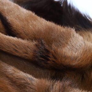 Natural Tanned Sheep Skin Antelope Fur Goat Hide Pelts Skin Springbok Fur Hide Pelt Rug Taxidermy Hunting Trophy and Fur Plush Fur Clothing Liner Bag Accessories 1PCS (16X16IN)