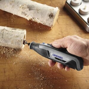 Dremel 7760 Lite Rechargeable Lightweight Design User-Friendly 8000 to 25000 RPM Single Cordless Rotary Tool with Soft Grip for Easy and Comfortable Use (Renewed)