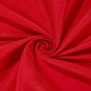 silky dupioni shantung fabric 100% polyester for apparel home decor by the yard (red)