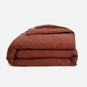 Rust Orange Solid Color Duvet Cover King Duvet Cover Queen Duvet Cover Queen Twin King Orange Bedding Set Cotton Duvet Cover Full Duvet Cover Washed Duvet Cover (Queen)