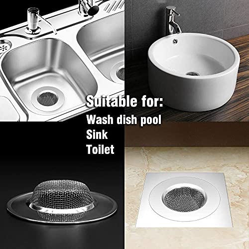 MLD Kitchen Sink Strainer Stainless Steel, kitchen Sink Drain Strainer, Sink Strainers for Kitchen Sinks (Inner Ring Size- 4 CM, Material-Stainless Steel)