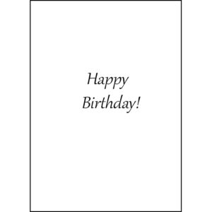 Will Davis Studios Full Moon Fine Art Photography Birthday Greeting Card. (Inside Reads: Happy Birthday!)