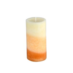 jeco 3" by 6" ginger peach scented pillar candle