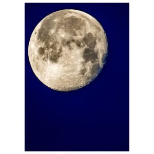 will davis studios full moon fine art photography birthday greeting card. (inside reads: happy birthday!)