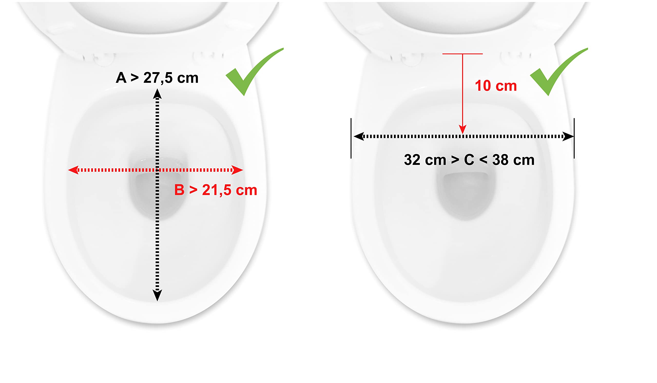 Pepe - Raised Toilet Seat for Seniors 6 inch, Toilet Seat Risers for Seniors, Raised Toilet Seat with Lid, Handicap Toilet Seat Riser, Elevated Toilet Seat for Elderly, High Toilet Seats for Seniors