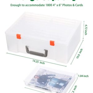 iBune Large Lock Box, Lockable Storage Box Medicine Lock Box