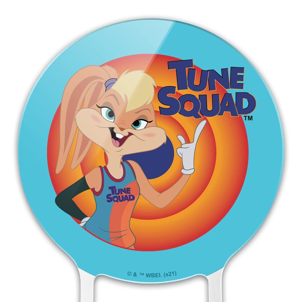 Acrylic Space Jam: A New Legacy Lola Bunny Cake Topper Party Decoration for Wedding Anniversary Birthday Graduation