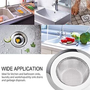 MLD Kitchen Sink Strainer Stainless Steel, kitchen Sink Drain Strainer, Sink Strainers for Kitchen Sinks (Inner Ring Size- 4 CM, Material-Stainless Steel)