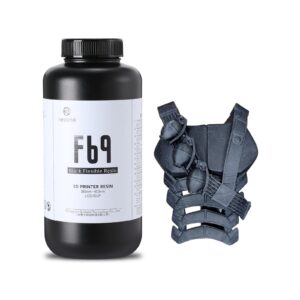 resione f69 flexible 3d printer resin, 405nm uv-curing dlp lcd msla resin rubber like tpu like photopolymer resin for lcd printing (f69-1kg)