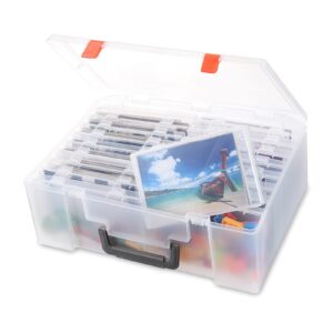 ibune large lock box, lockable storage box medicine lock box