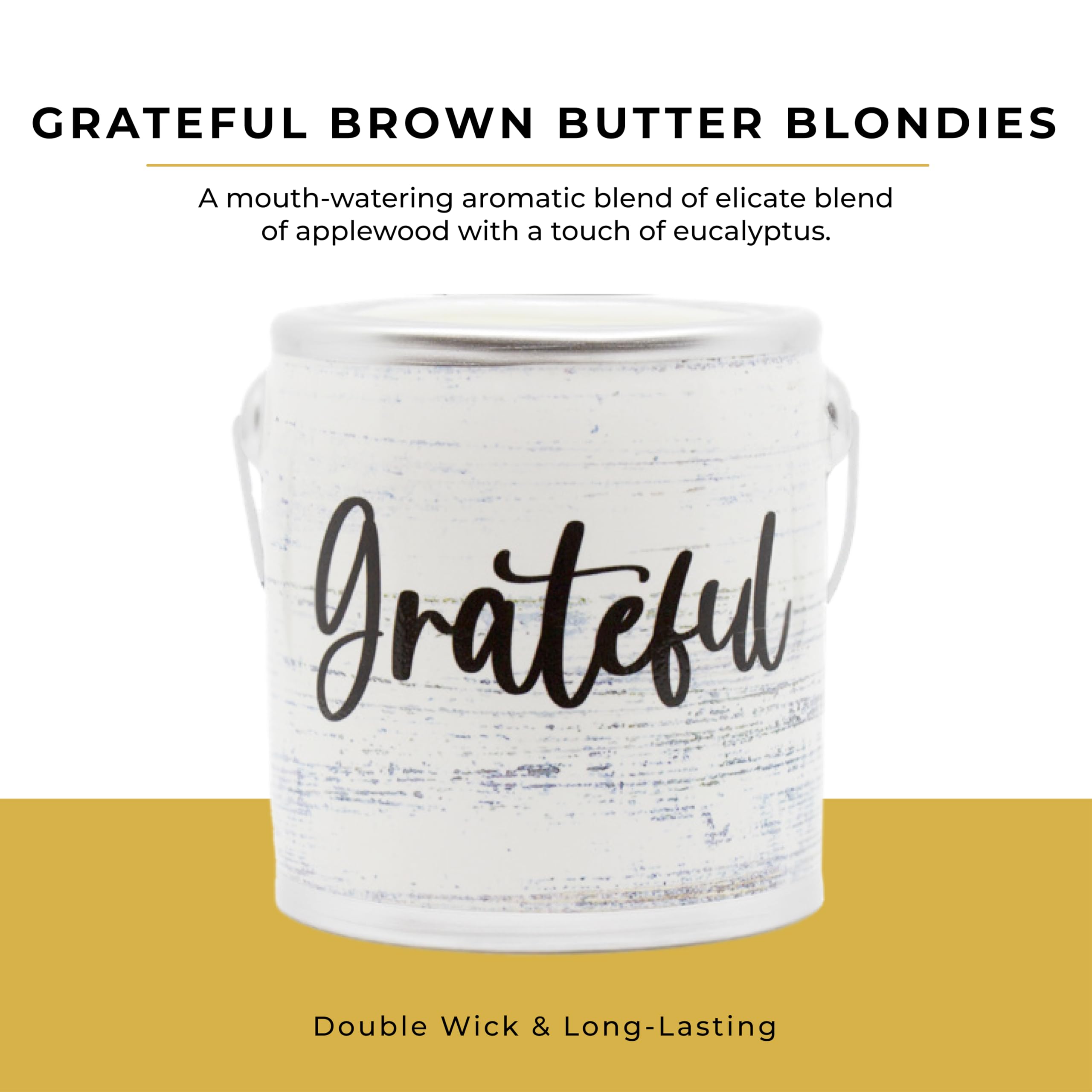 A CHEERFUL GIVER 95hr 20oz Scented Candle - Brown Butter Blondies - Multi-Wick Glass Candle - Gifts for Men and Women