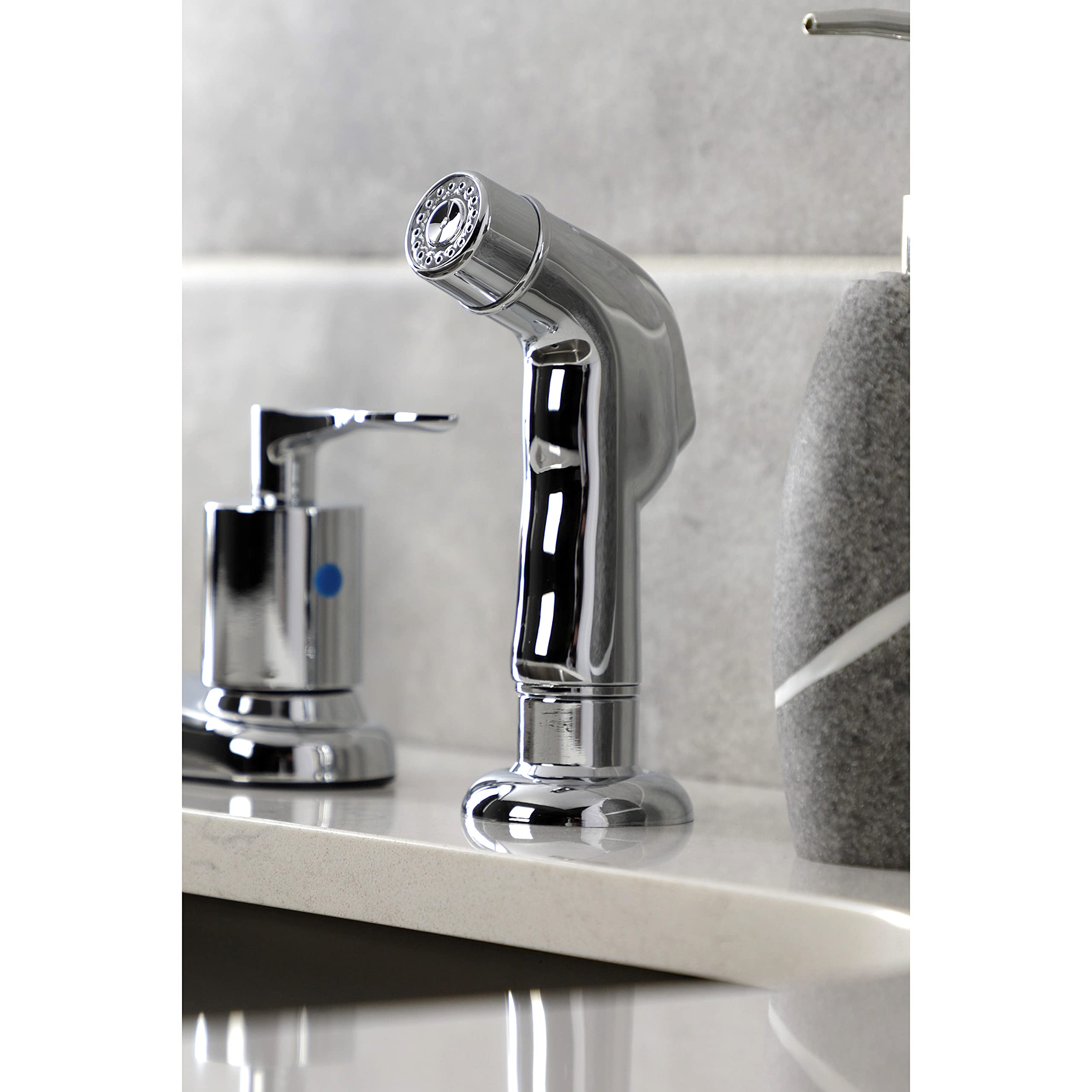 Kingston Brass FB791SVLSP Serena 8" Centerset Kitchen Faucet, Polished Chrome