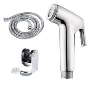 ruimou hand held bidet shower set,bathroom bidet sprayer for toilet,handheld toilet bidet shower sprayer stainless steel hose,combo in washroom