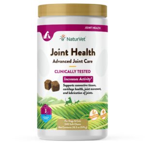 naturvet joint health level 3 dog soft chew, 15.2 oz., count of 240, 240 ct