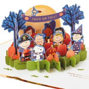 hallmark signature paper wonder peanuts pop up halloween card (pumpkin patch)