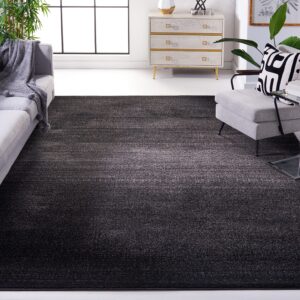 safavieh adirondack collection area rug - 9' x 12', black & grey, modern design, non-shedding & easy care, ideal for high traffic areas in living room, bedroom (adr183f)