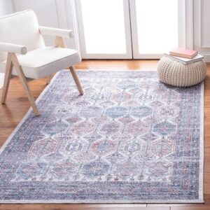 safavieh serapi collection area rug - 8' x 10', ivory & rust, non-shedding machine washable & slip resistant ideal for high traffic areas in living room, bedroom (sep520a)