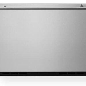 Summit Appliance FF1DSS24 24" Wide Built-In Drawer Refrigerator, Black 21.5" Wide Cabinet, Oversized 24" Stainless Steel Door, No Frost, 115V