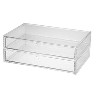 acrylic storage large case 2 drawers