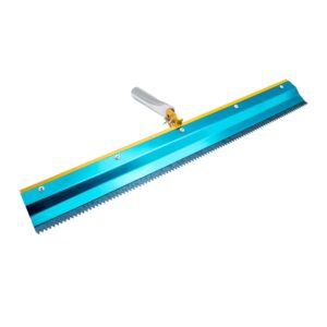 stainless steel notched squeegee epoxy cement painting coating self leveling flooring gear rake construction hand tools (5mm)