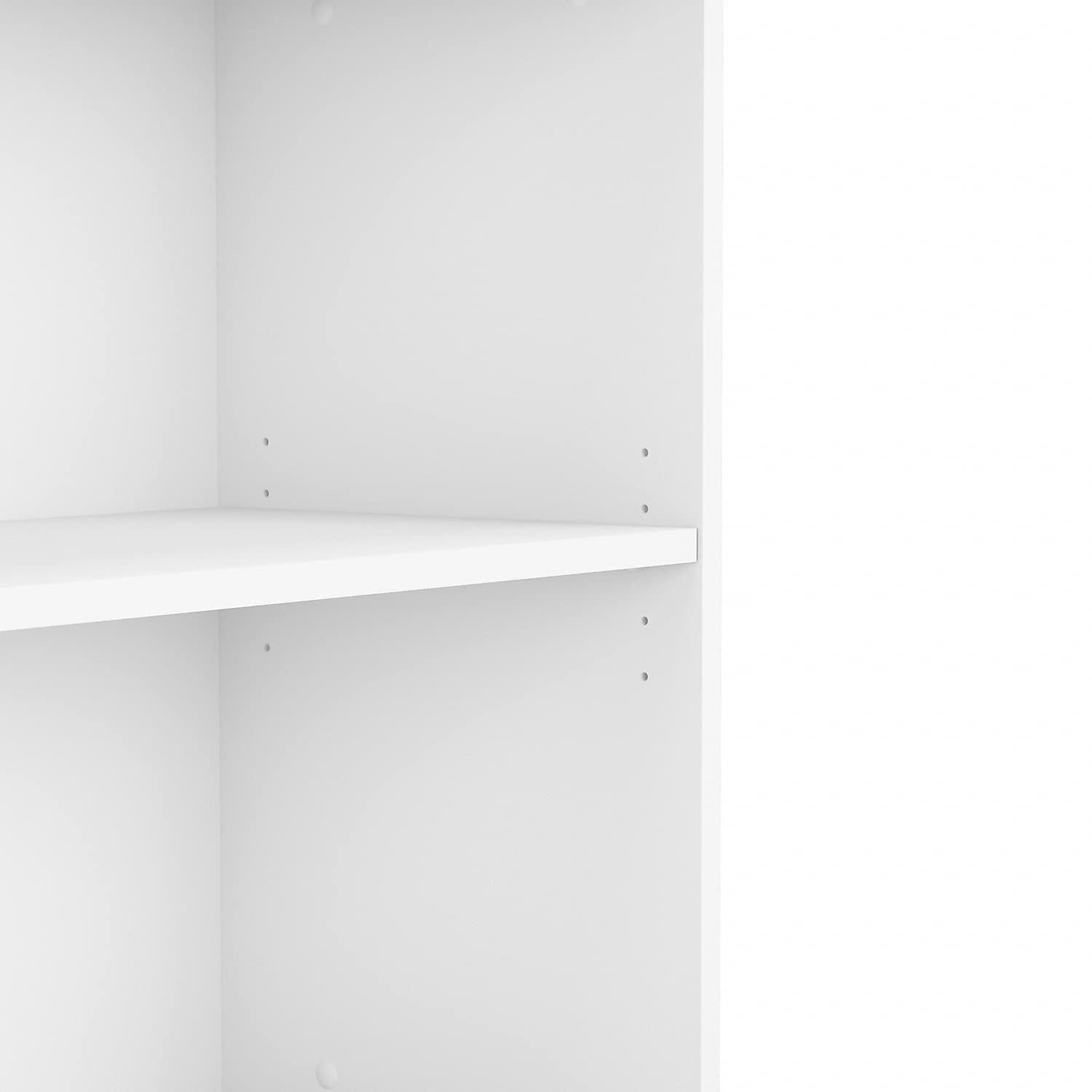 Bush Business Furniture 2-Shelf 29-inch H Bookcase, White (BK3036WH)