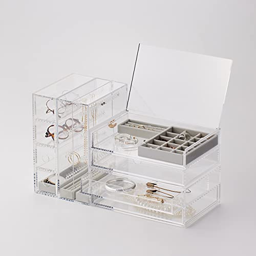 Acrylic Storage Large Case 2 Drawers