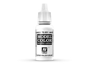 vallejo model color 70951 white (17ml)