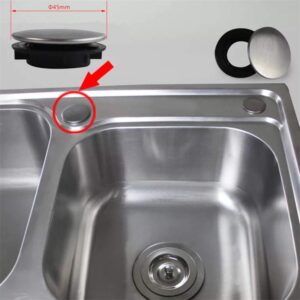 NUOBESTY Wash Basin Sink 4pcs Kitchen Sink Tap Hole Cover Kitchen Faucet Hole Cover Kitchen Sink Hole Bathtub Faucets