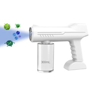 Disinfectant Fogger,Handheld Rechargeable Nano Atomizer,Blue Light Steam Spray Disinfection Sprayer,Touch Screen Smart Version for Home, Office, School Or Garden