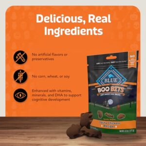 Blue Buffalo Boo Bits Soft & Chewy Halloween Dog Treats, Tasty Chicken Recipe, 4.5-oz Bag