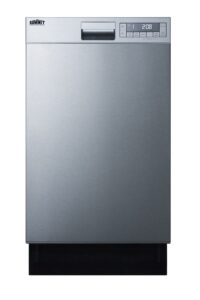 summit dw18ss4ada summit dw184ada 18 inch wide 8 place setting energy star rated built-in full console dishwasher