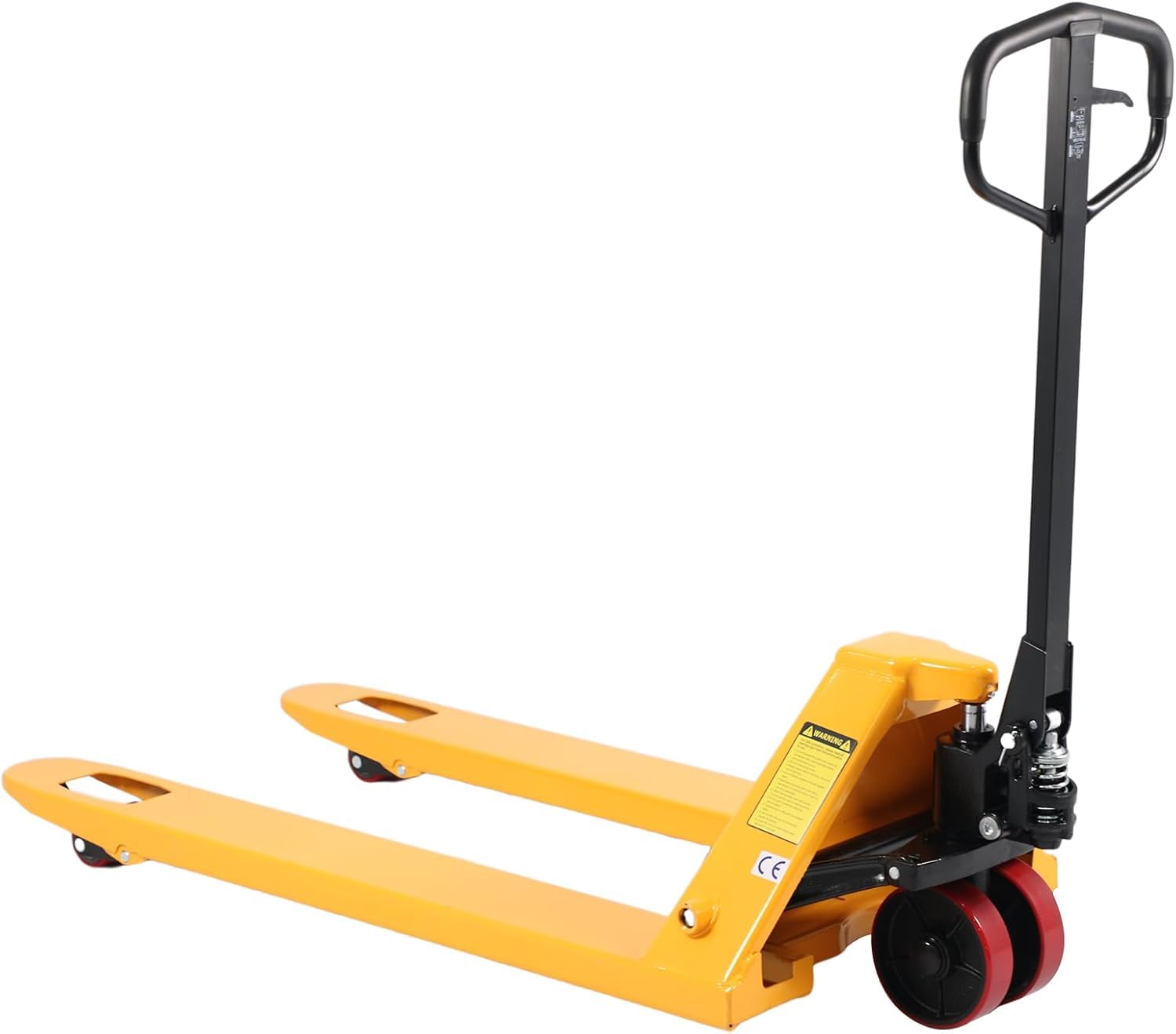 Tory Carrier Manual Pallet Jack 5500 Lb. Capacity, Pallet Truck 48 × 27 Fork Size Standard Duty Hand Trucks