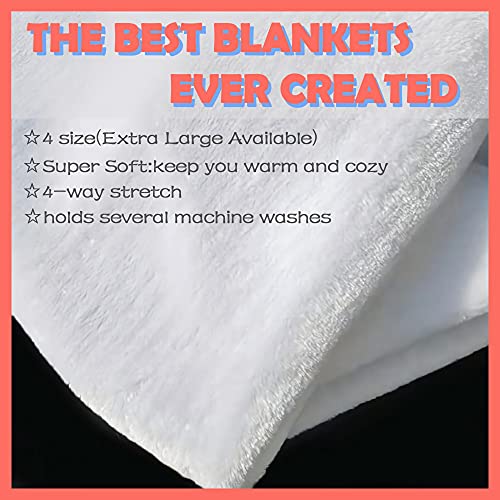 The Ghost Flannel Blanket Decor Soft Cozy Warm Fluffy Blanket for Bed Couch Travel Beach 50x40 inch for Kids