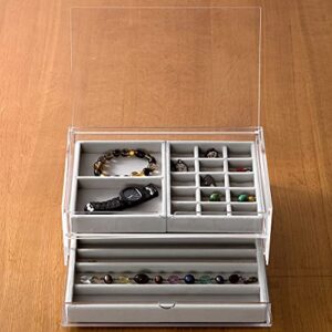 Acrylic Storage Large Case 2 Drawers