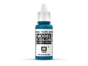 vallejo model color 70963 medium blue (17ml)