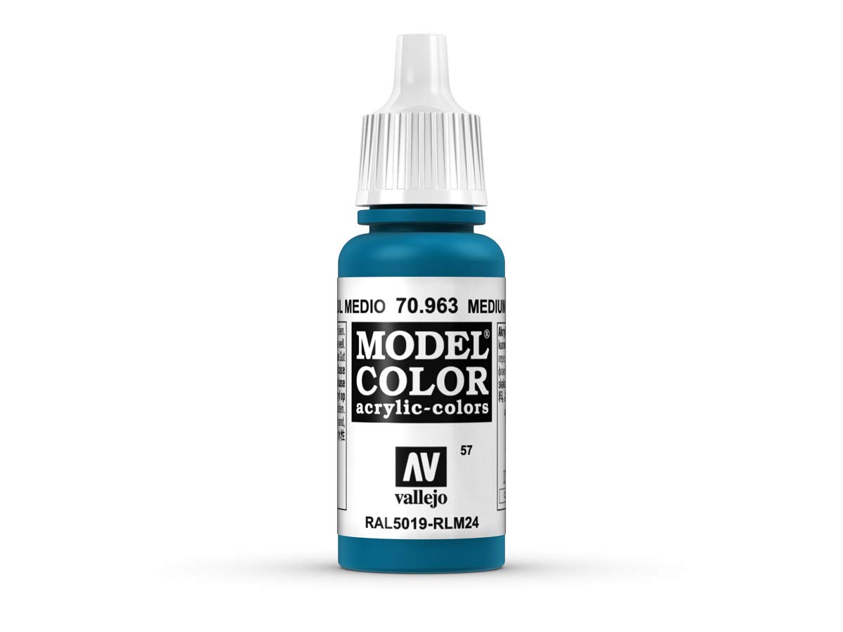 Vallejo Model Color 70963 Medium Blue (17ml)