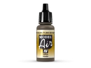 vallejo model air 71043 us olive drab (17ml)