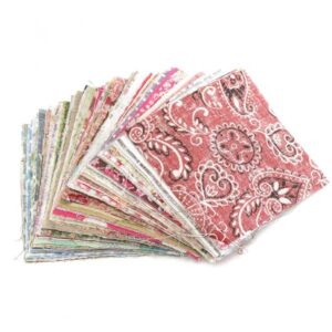 100pcs 10x10cm square floral cotton fabric patchwork cloth printed fabric quilting sewing craft bundle