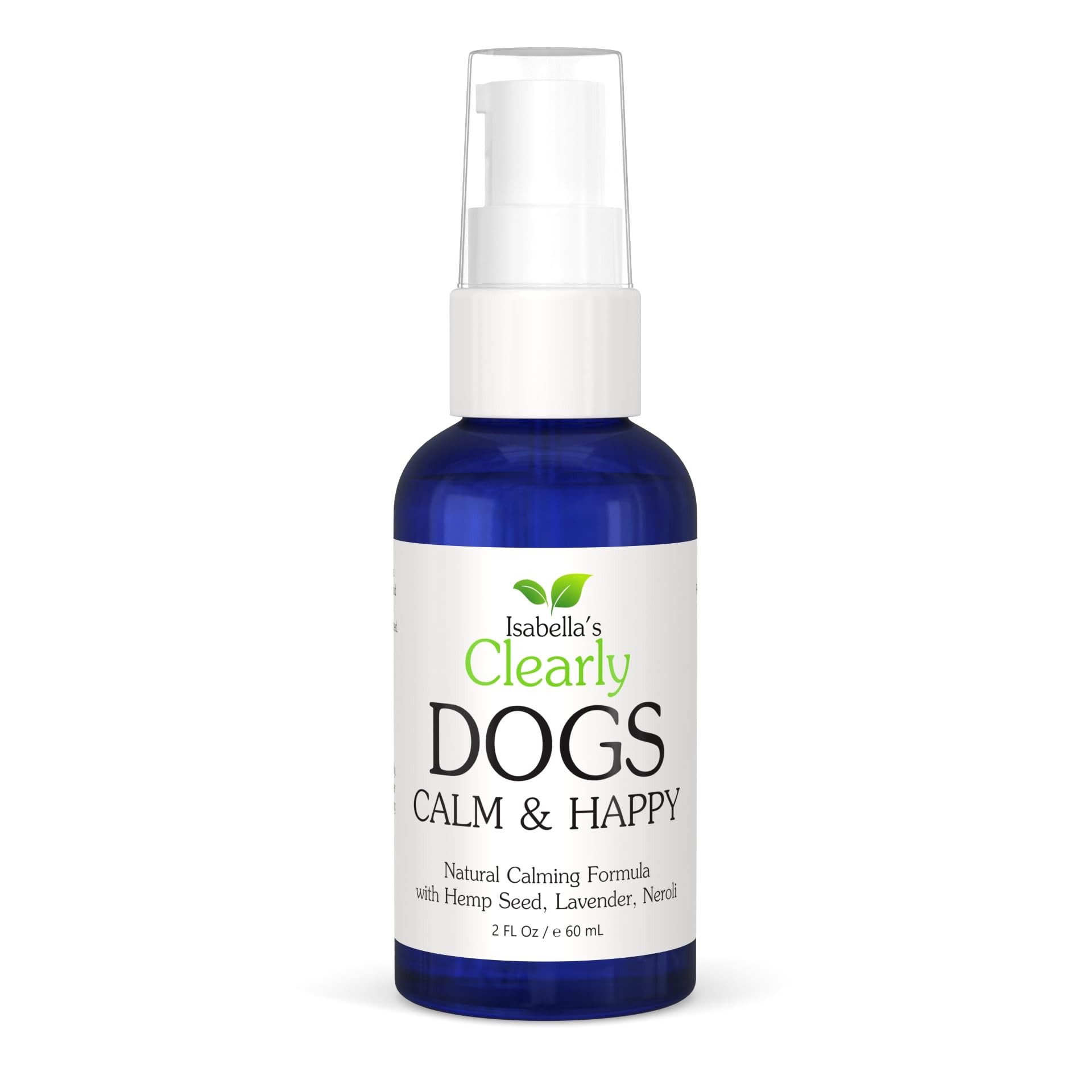 Natural Calm & Happy Oil for Dogs - Pet Safe Essential Oils with Lavender, Petitgrain and Neroli - Calming and Soothing for Stress, Anxiety, Hyperactivity | Natural Pet Product Made in USA