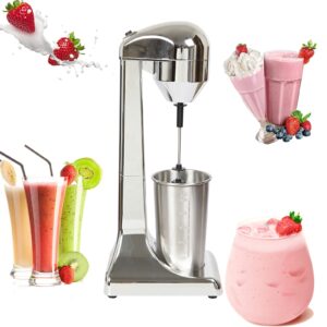 500ml electric milkshake maker machine 100w household commercial juice fruit ice mixer single head milk tea drink mixer blenders 110v 23000rpm