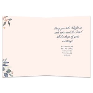 Christian Bridal Shower Card for Christian Bride 5x7Inch Card Christian Bridal Card (Single Card)